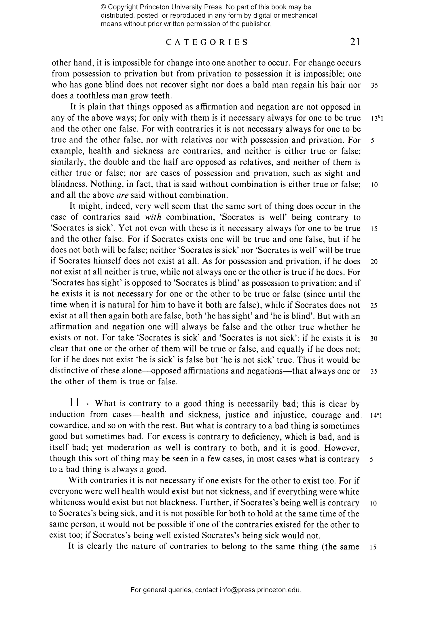 The Complete Works of Aristotle, Volume One | Princeton University Press