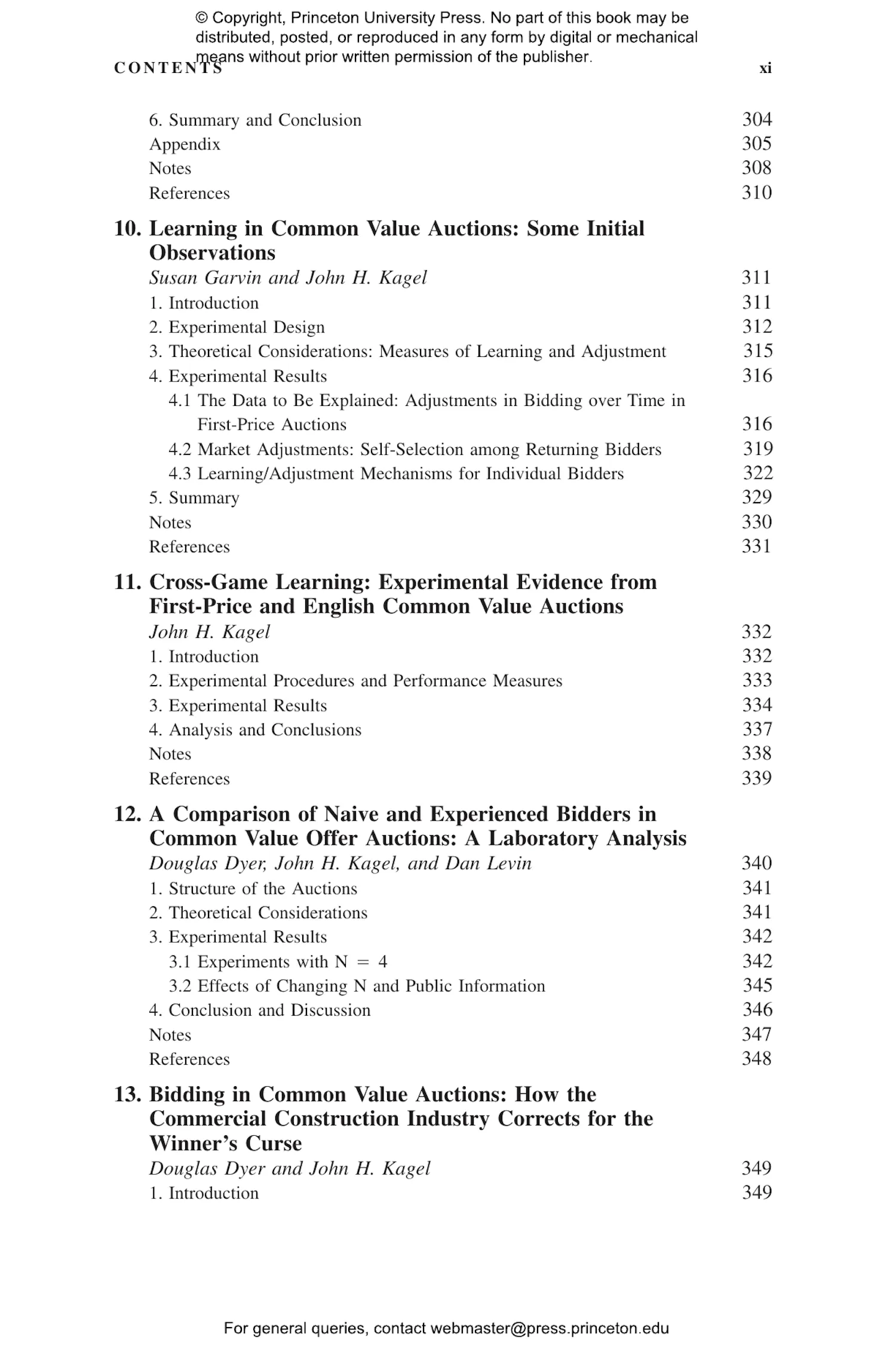 Common Value Auctions and the Winner's Curse | Princeton University Press