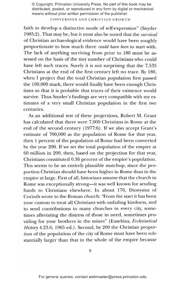 The Rise of Christianity | Princeton University Press