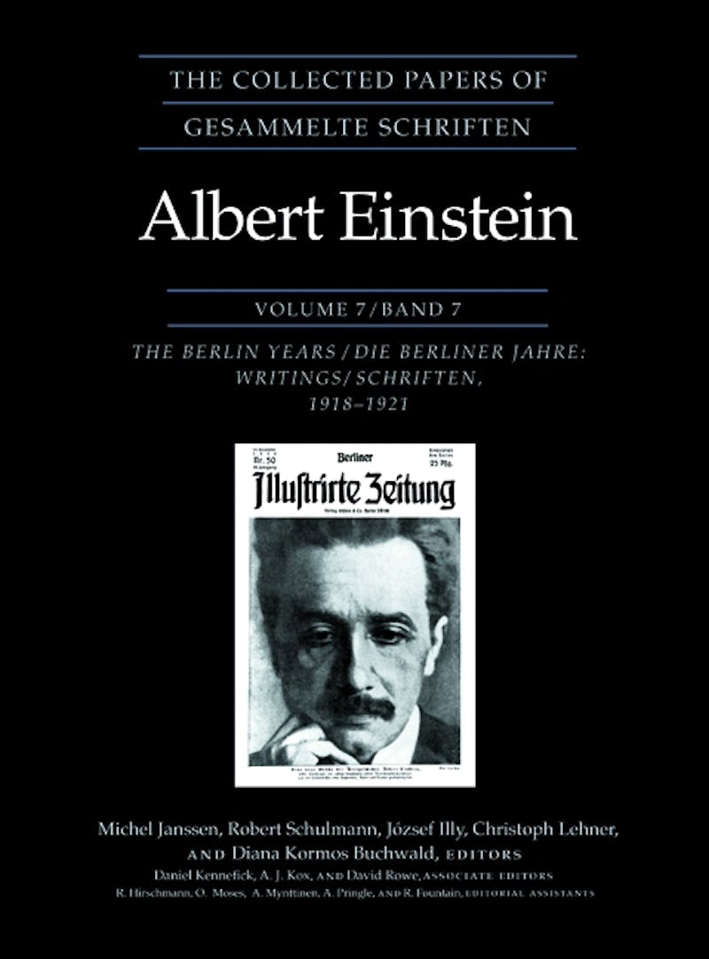 The Collected Papers of Albert Einstein, Volume 7 | Princeton ...