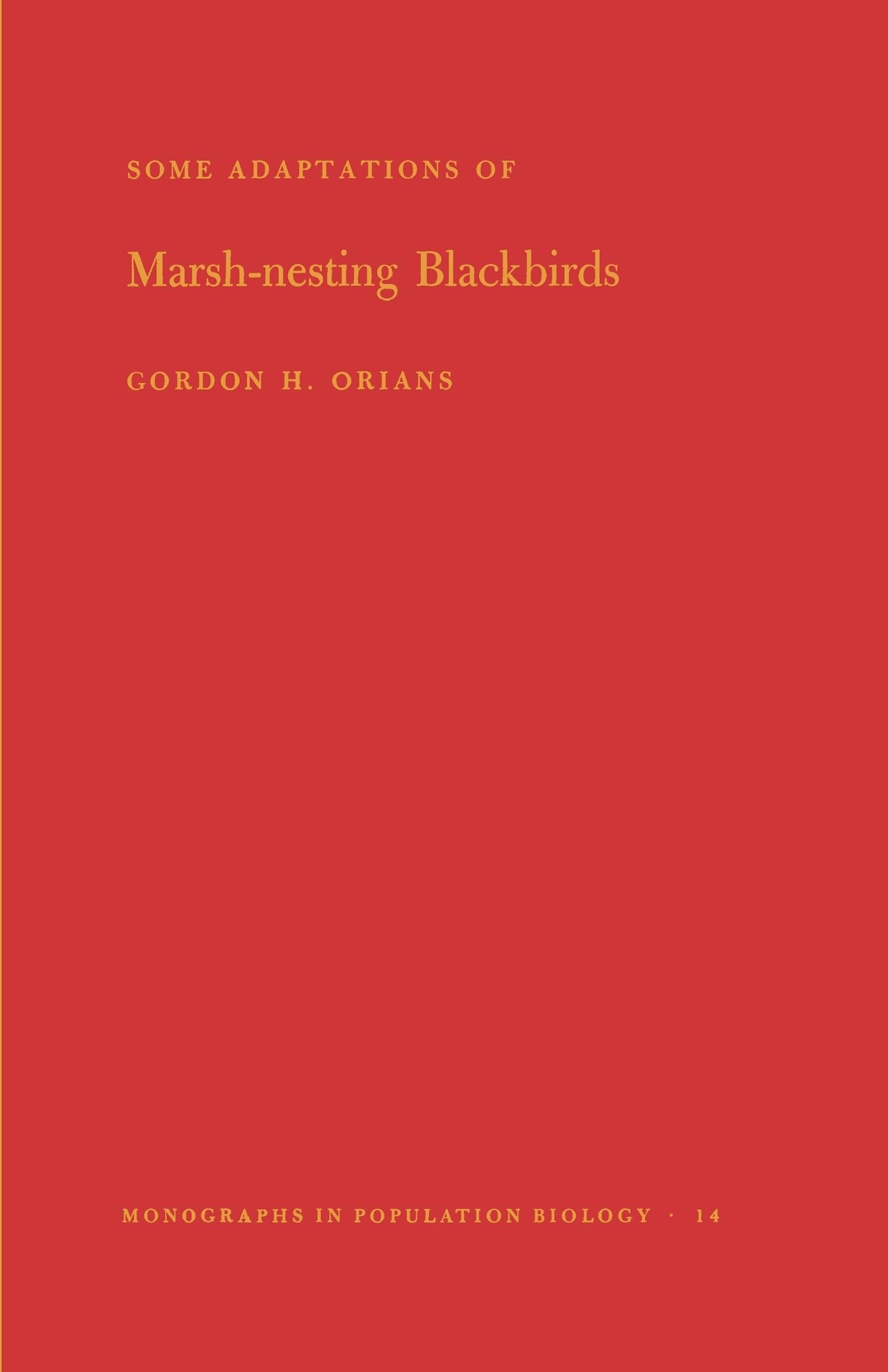 Orians, Gordon H. | Princeton University Press