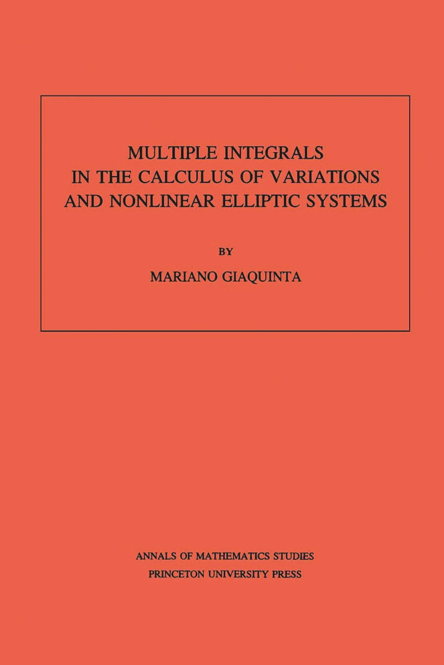 Annals of Mathematics Studies | Princeton University Press