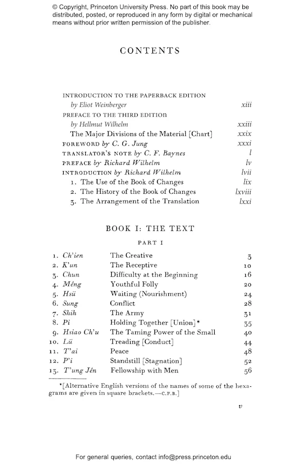 The I Ching or Book of Changes | Princeton University Press