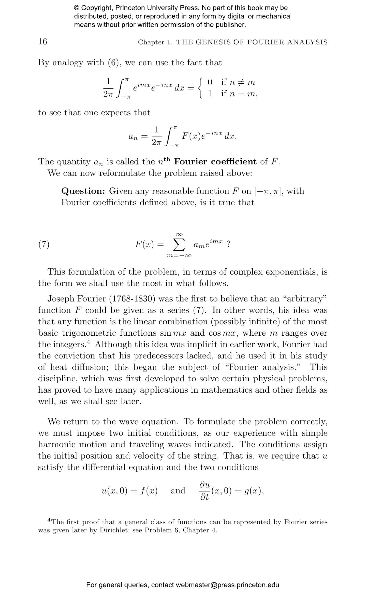 Fourier Analysis | Princeton University Press
