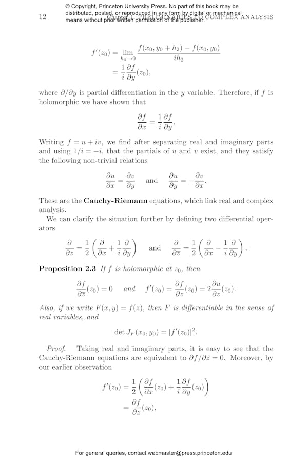 Complex Analysis | Princeton University Press