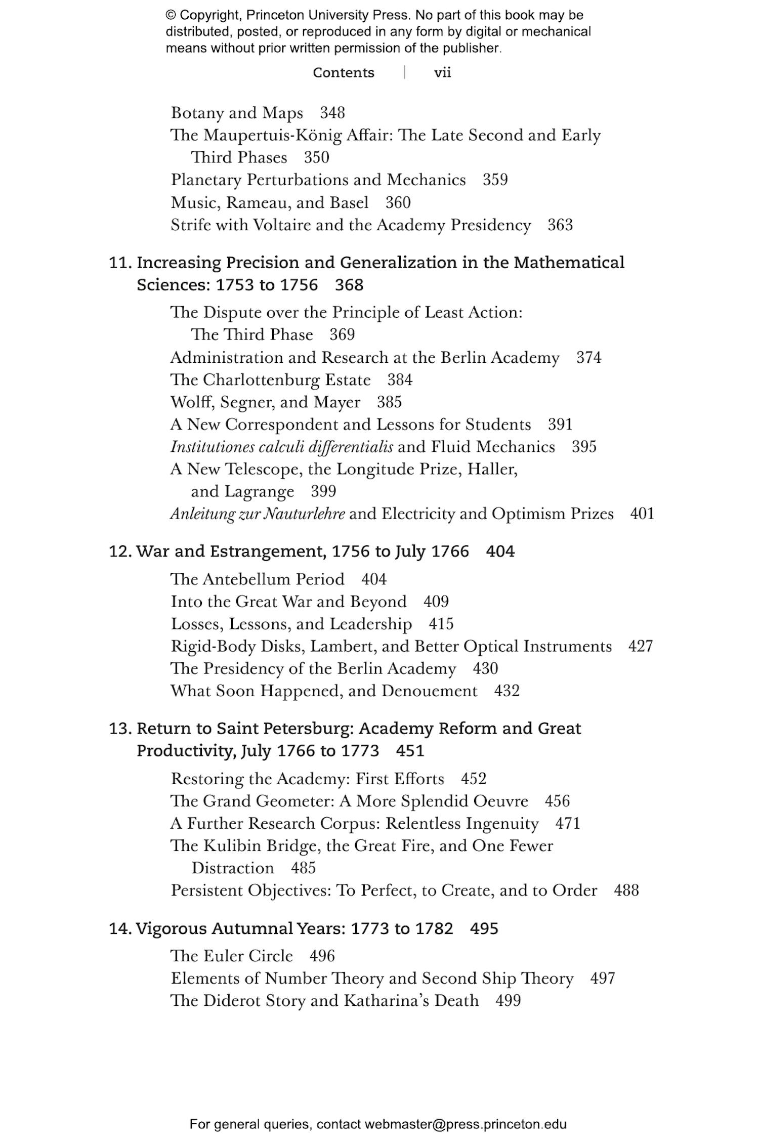 Leonhard Euler | Princeton University Press