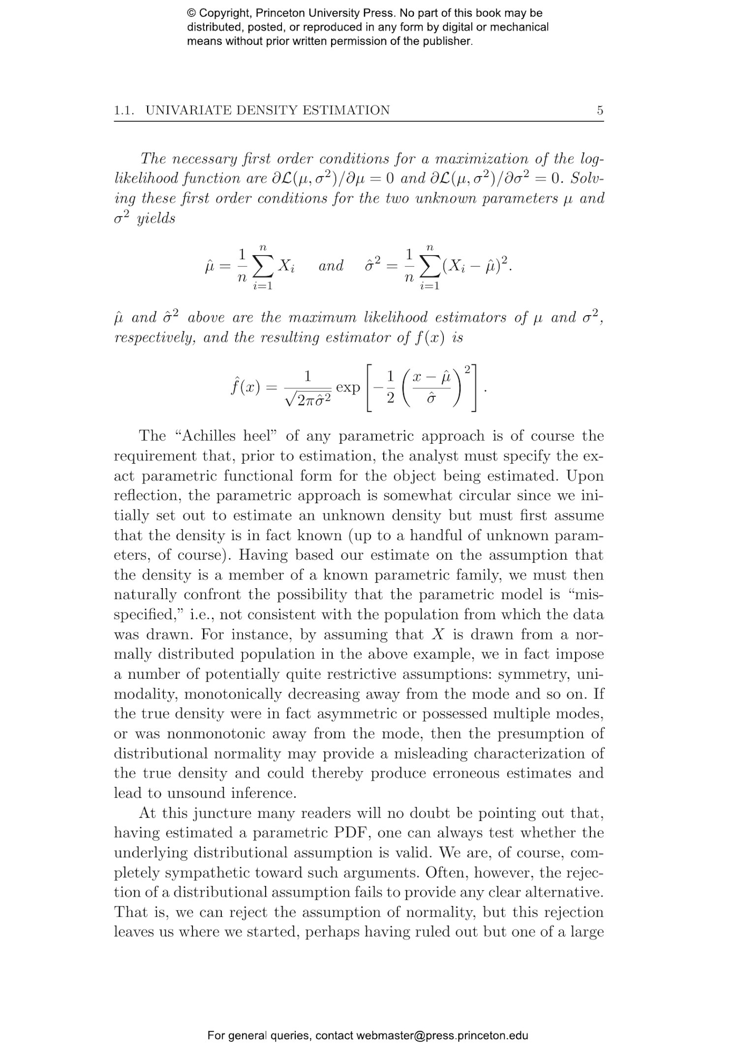 Nonparametric Econometrics | Princeton University Press