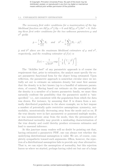 Nonparametric Econometrics | Princeton University Press