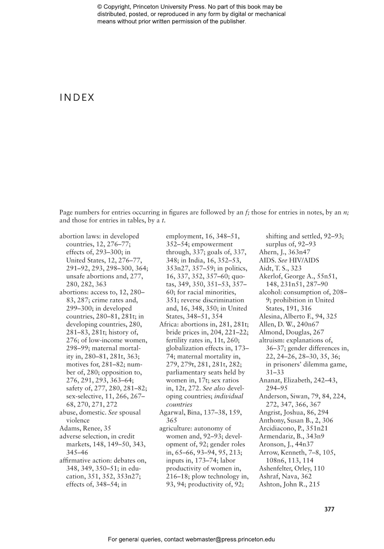 Why Gender Matters in Economics | Princeton University Press