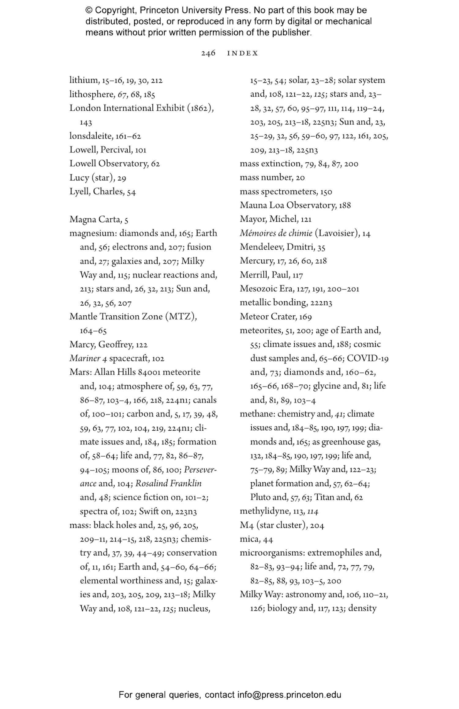 The Sixth Element | Princeton University Press