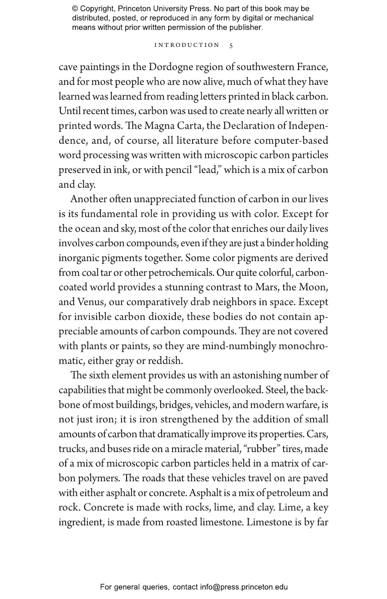 The Sixth Element | Princeton University Press