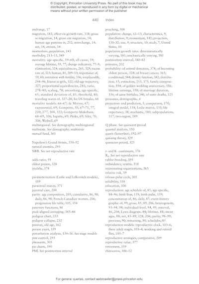 Biodemography | Princeton University Press