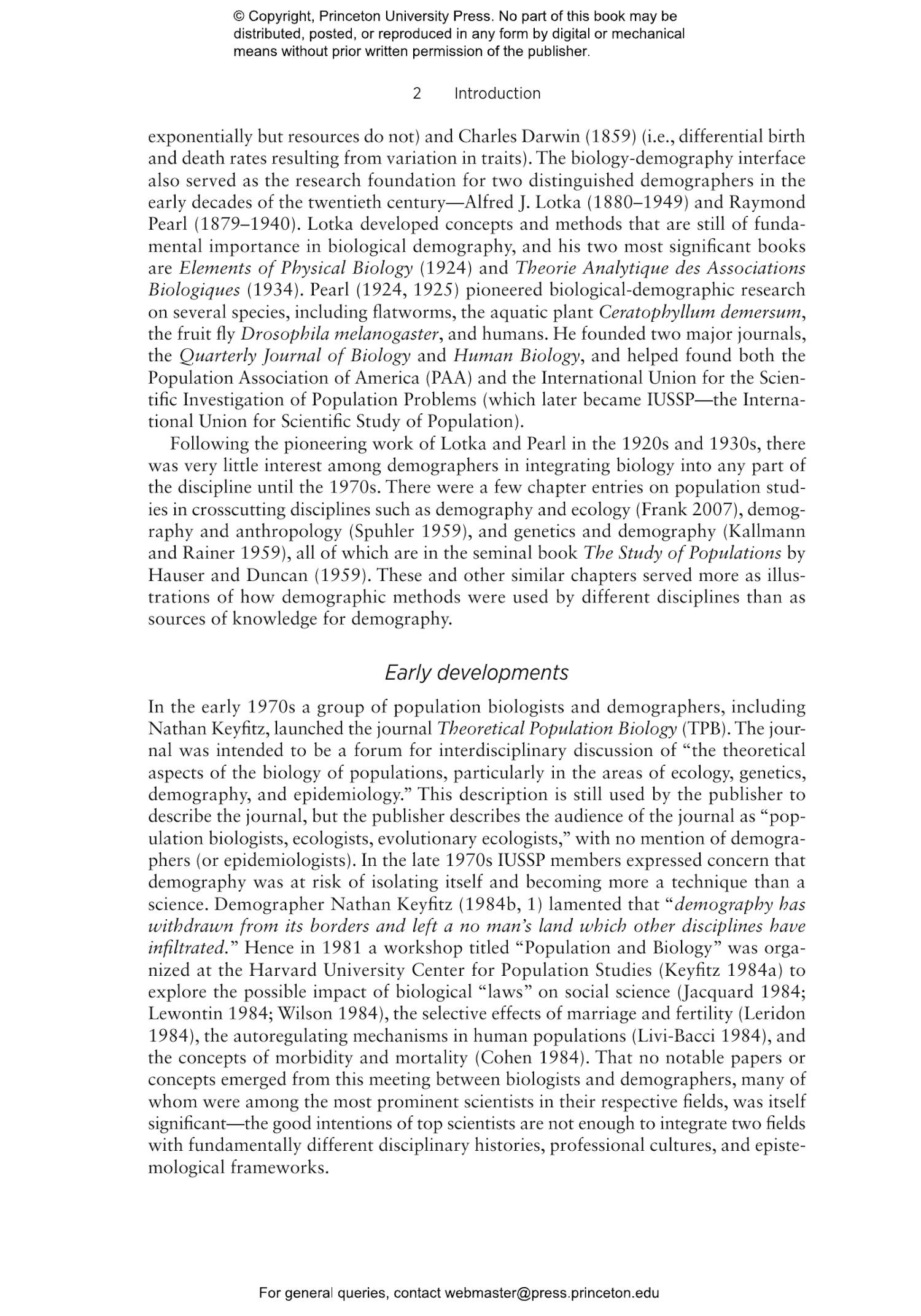 Biodemography | Princeton University Press