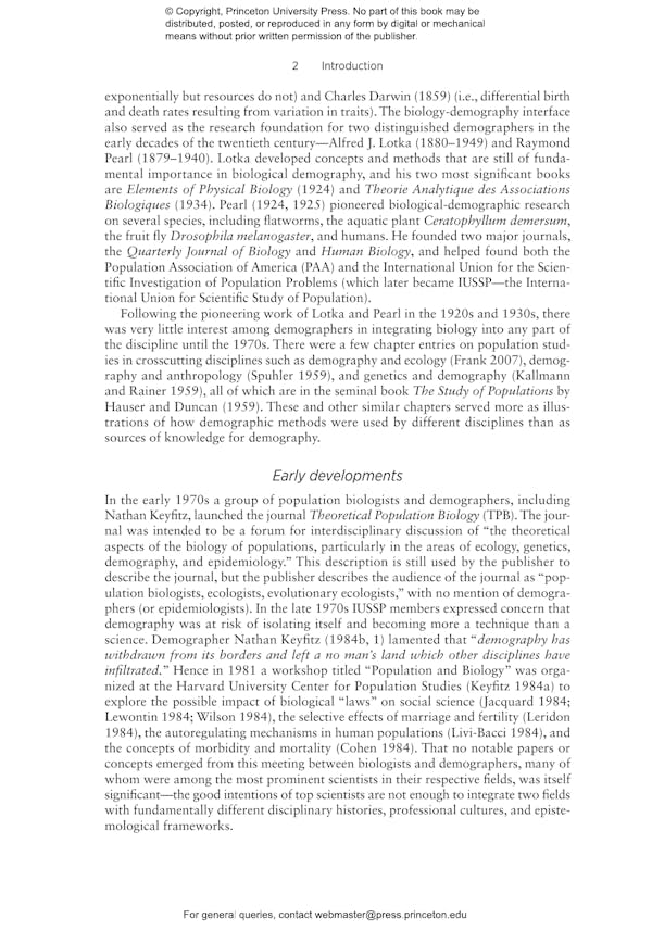 Biodemography | Princeton University Press