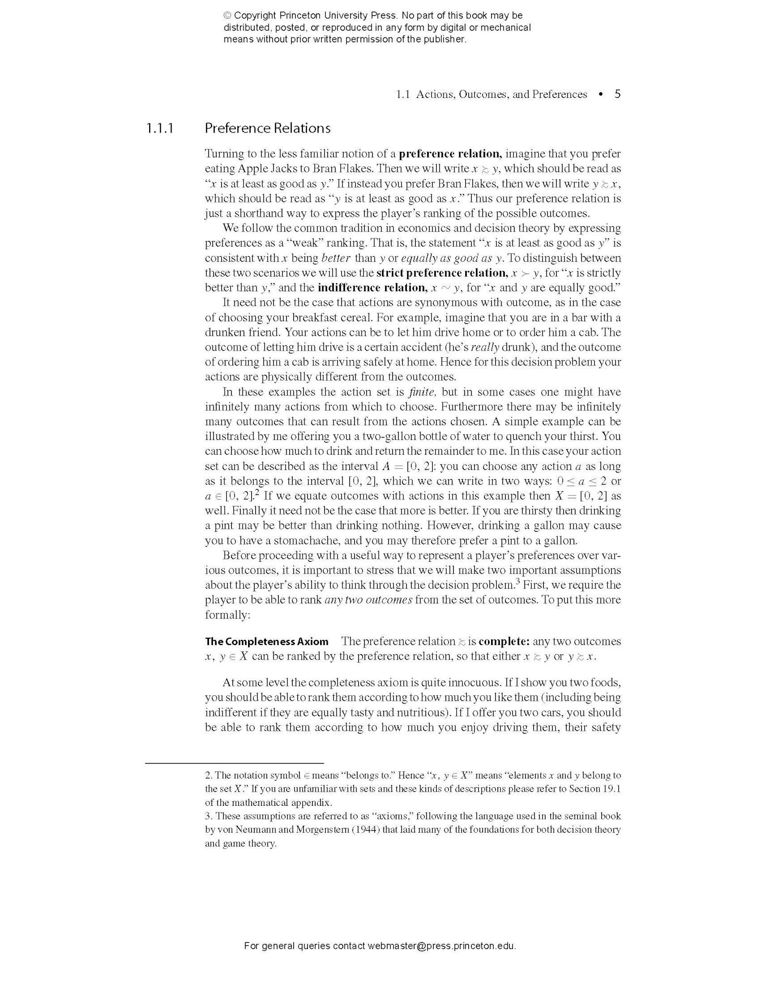 Game Theory | Princeton University Press