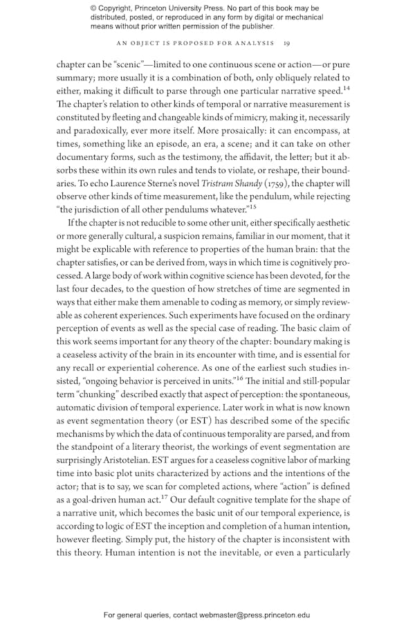 The Chapter | Princeton University Press