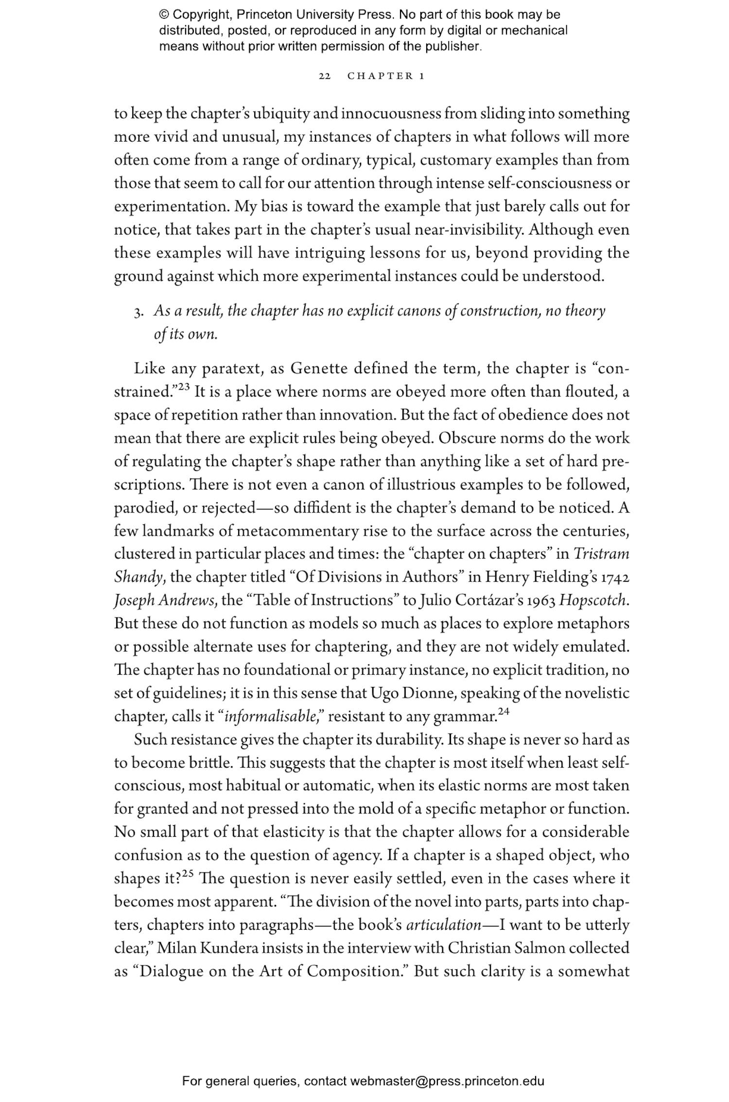 The Chapter | Princeton University Press