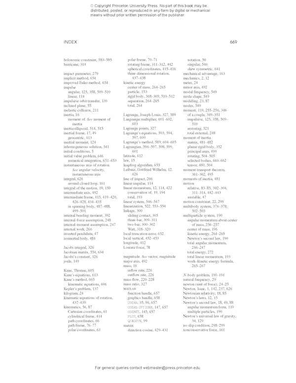 Engineering Dynamics | Princeton University Press