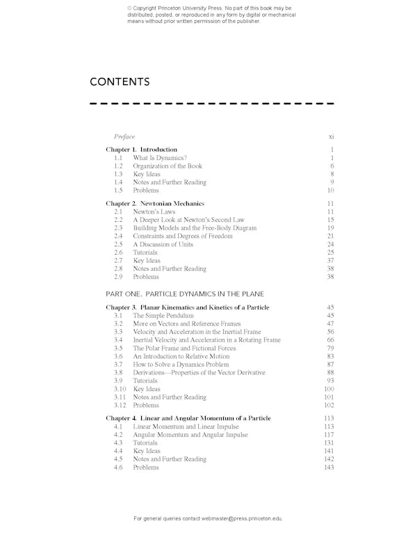 Engineering Dynamics | Princeton University Press