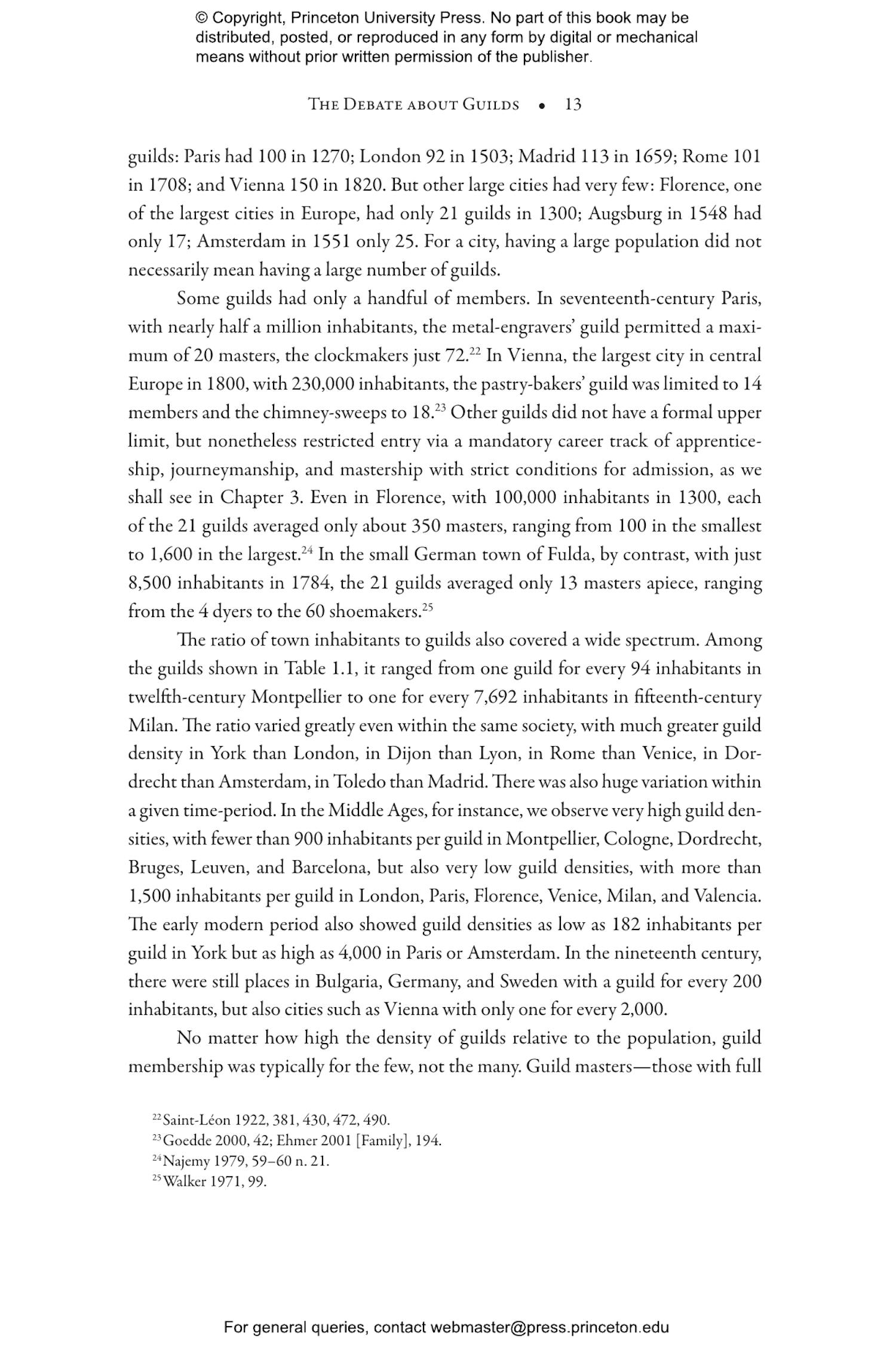 The European Guilds | Princeton University Press