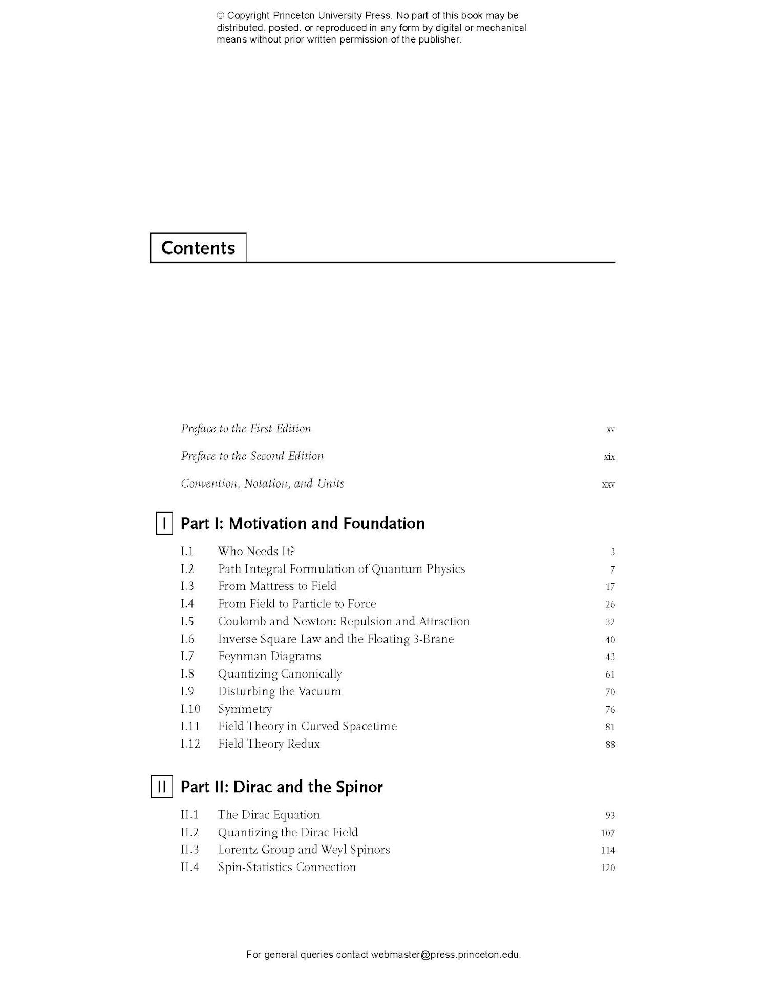 Quantum Field Theory in a Nutshell | Princeton University Press