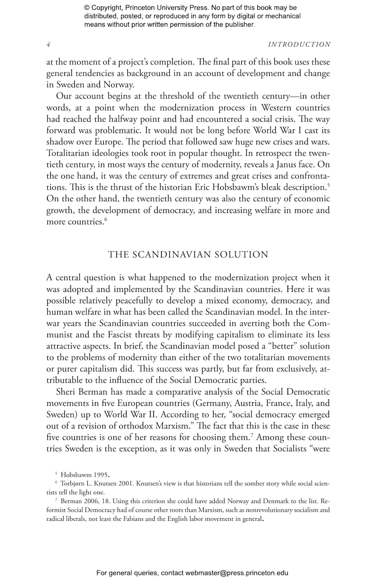 The Age of Social Democracy | Princeton University Press