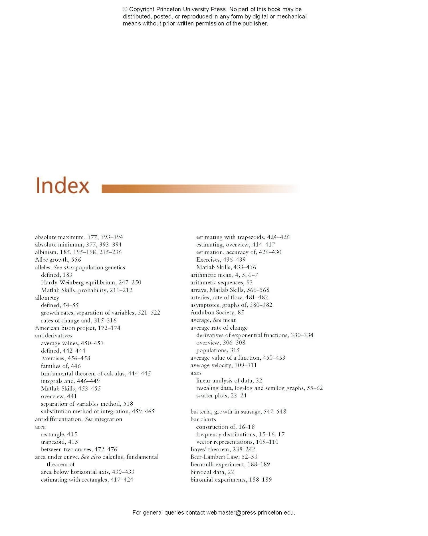 Mathematics for the Life Sciences | Princeton University Press