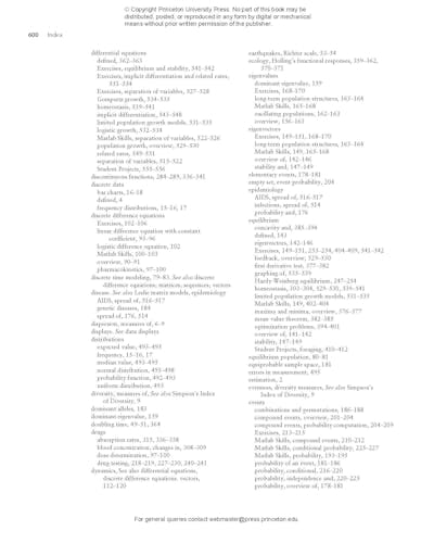 Mathematics for the Life Sciences | Princeton University Press