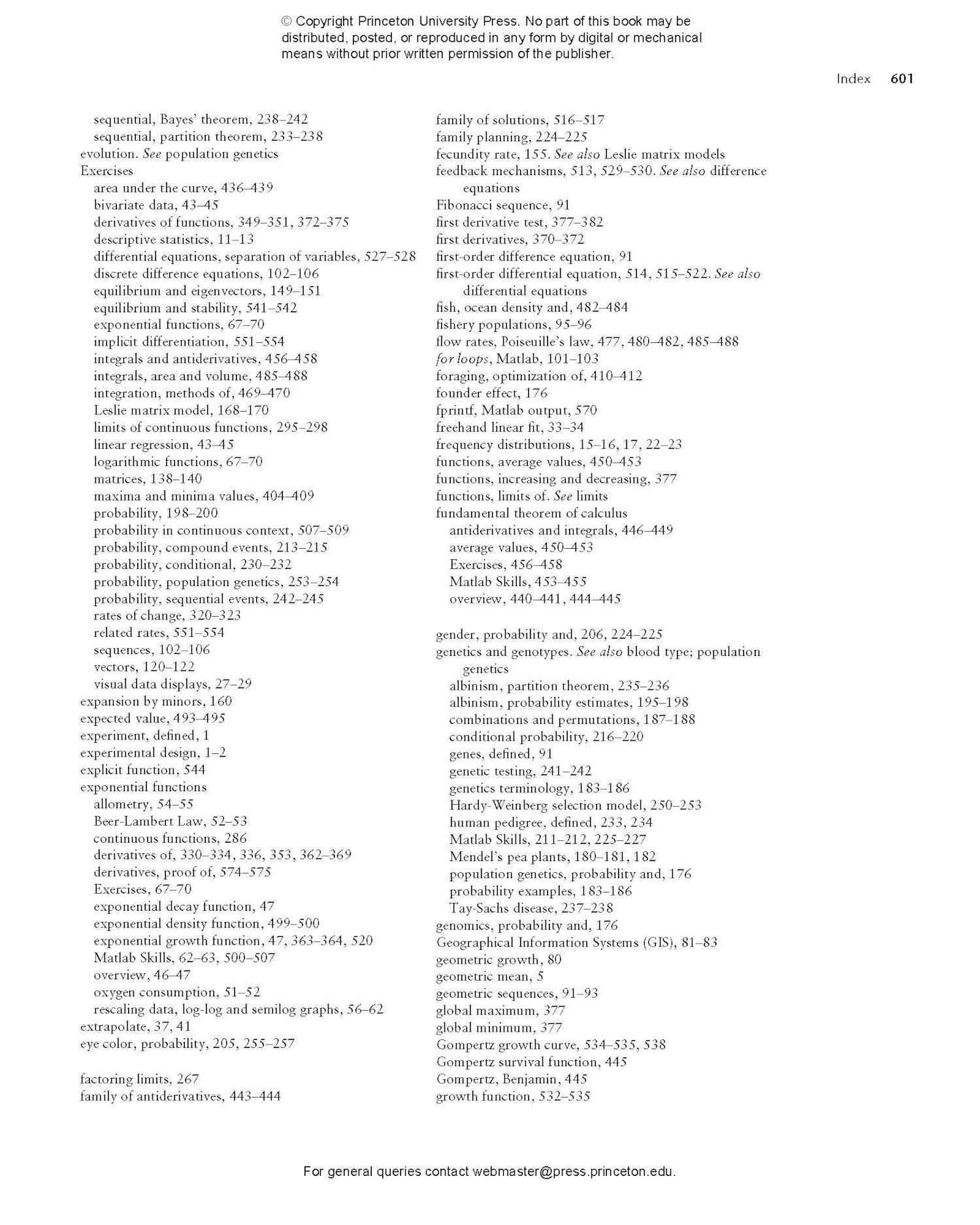 Mathematics for the Life Sciences | Princeton University Press