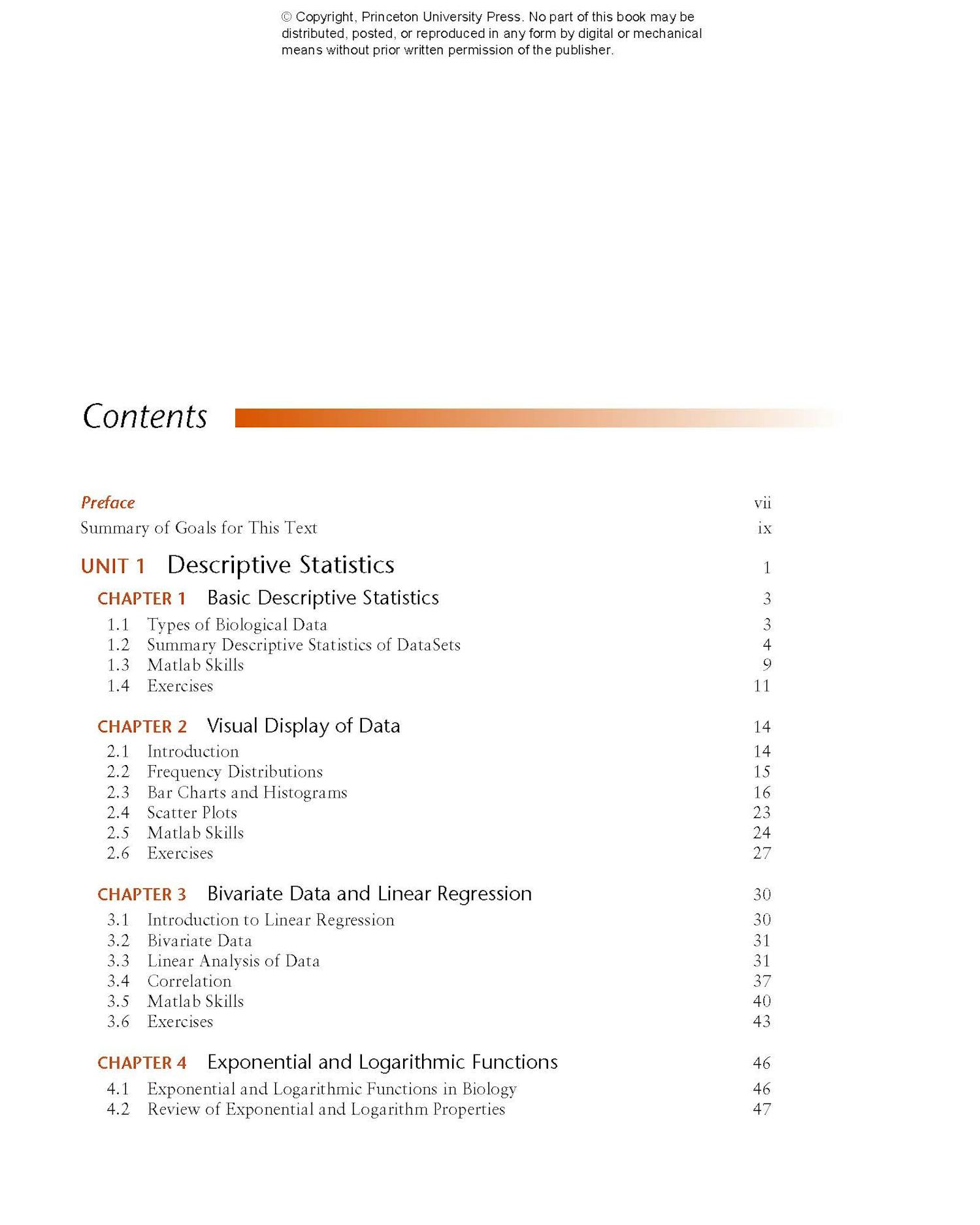 Mathematics for the Life Sciences | Princeton University Press