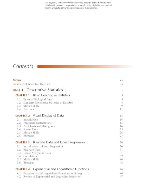 Mathematics for the Life Sciences | Princeton University Press