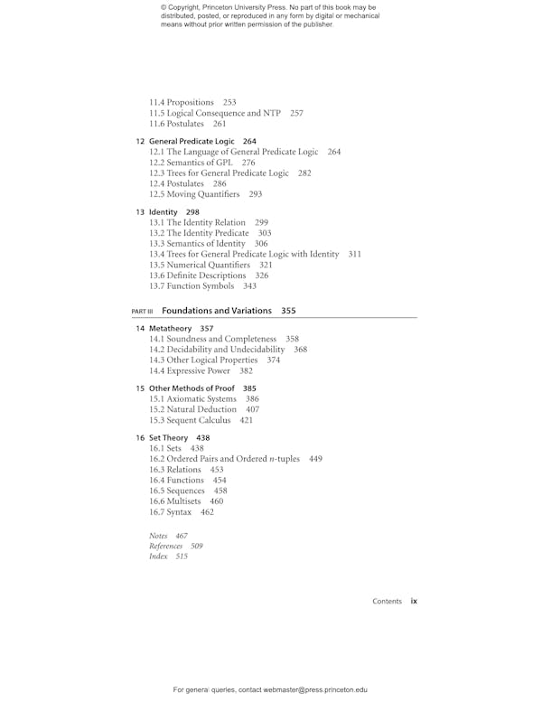 Logic | Princeton University Press