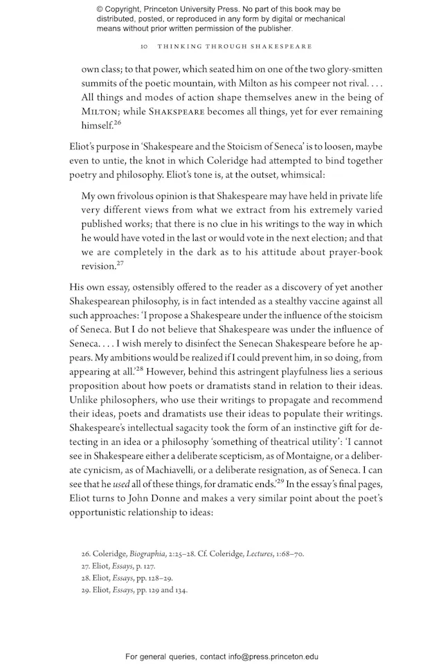 Thinking Through Shakespeare | Princeton University Press