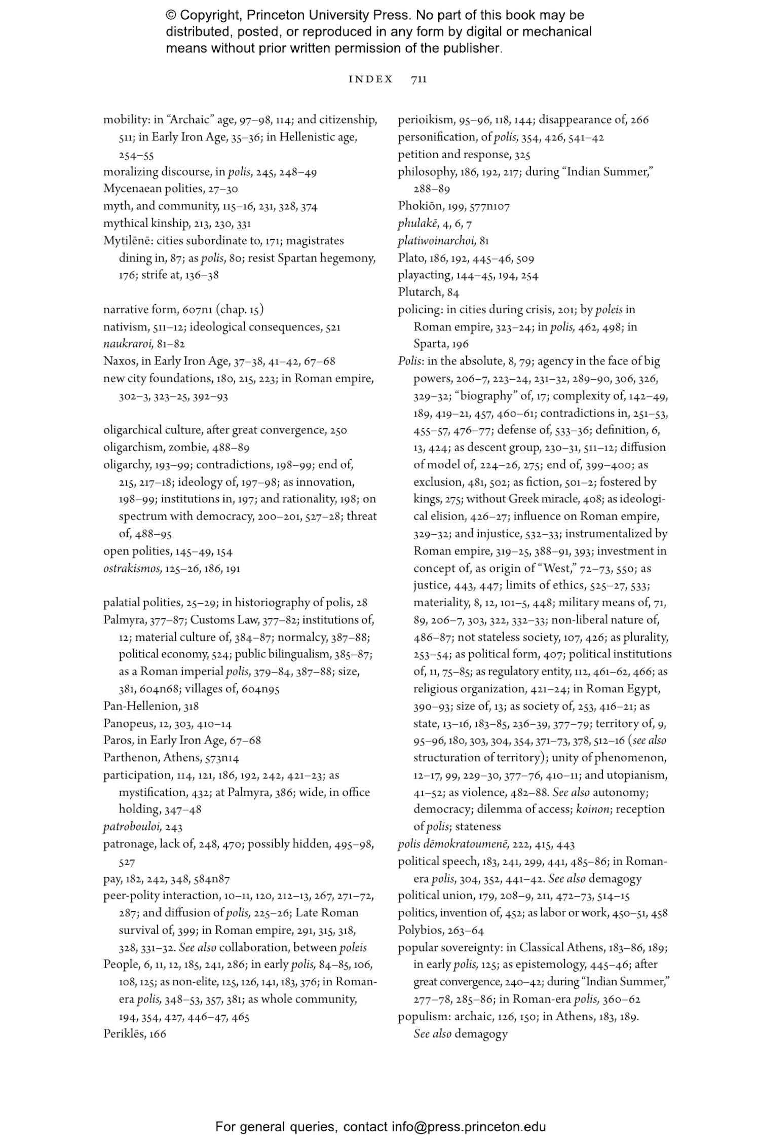 Polis | Princeton University Press