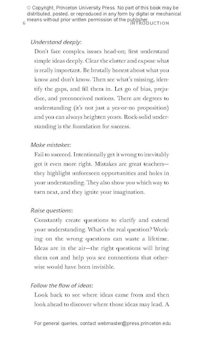 The 5 Elements of Effective Thinking | Princeton University Press