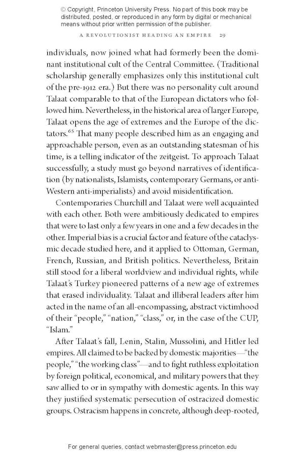 Talaat Pasha | Princeton University Press