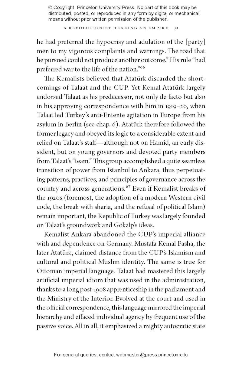 Talaat Pasha | Princeton University Press