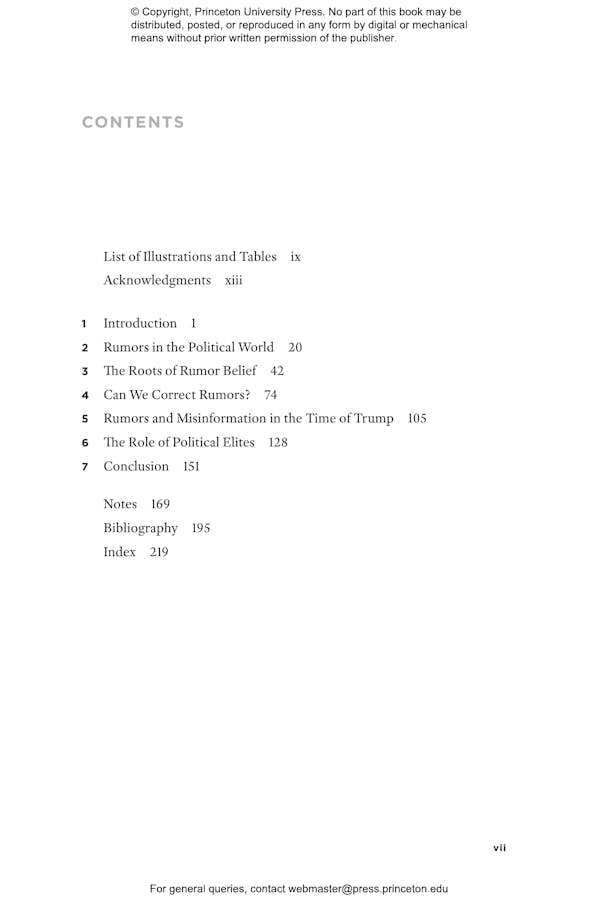 Political Rumors | Princeton University Press