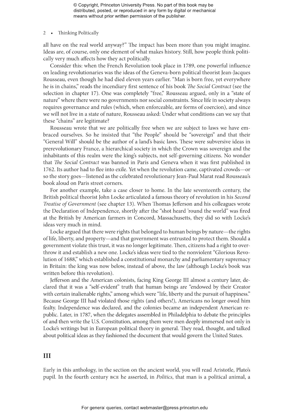 Princeton Readings in Political Thought | Princeton University Press