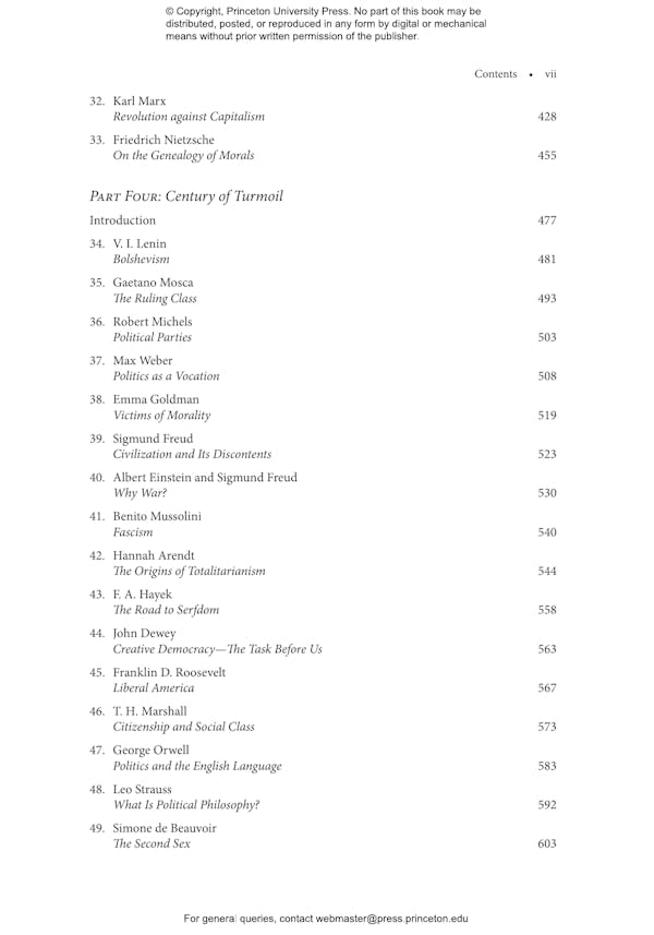 Princeton Readings in Political Thought | Princeton University Press