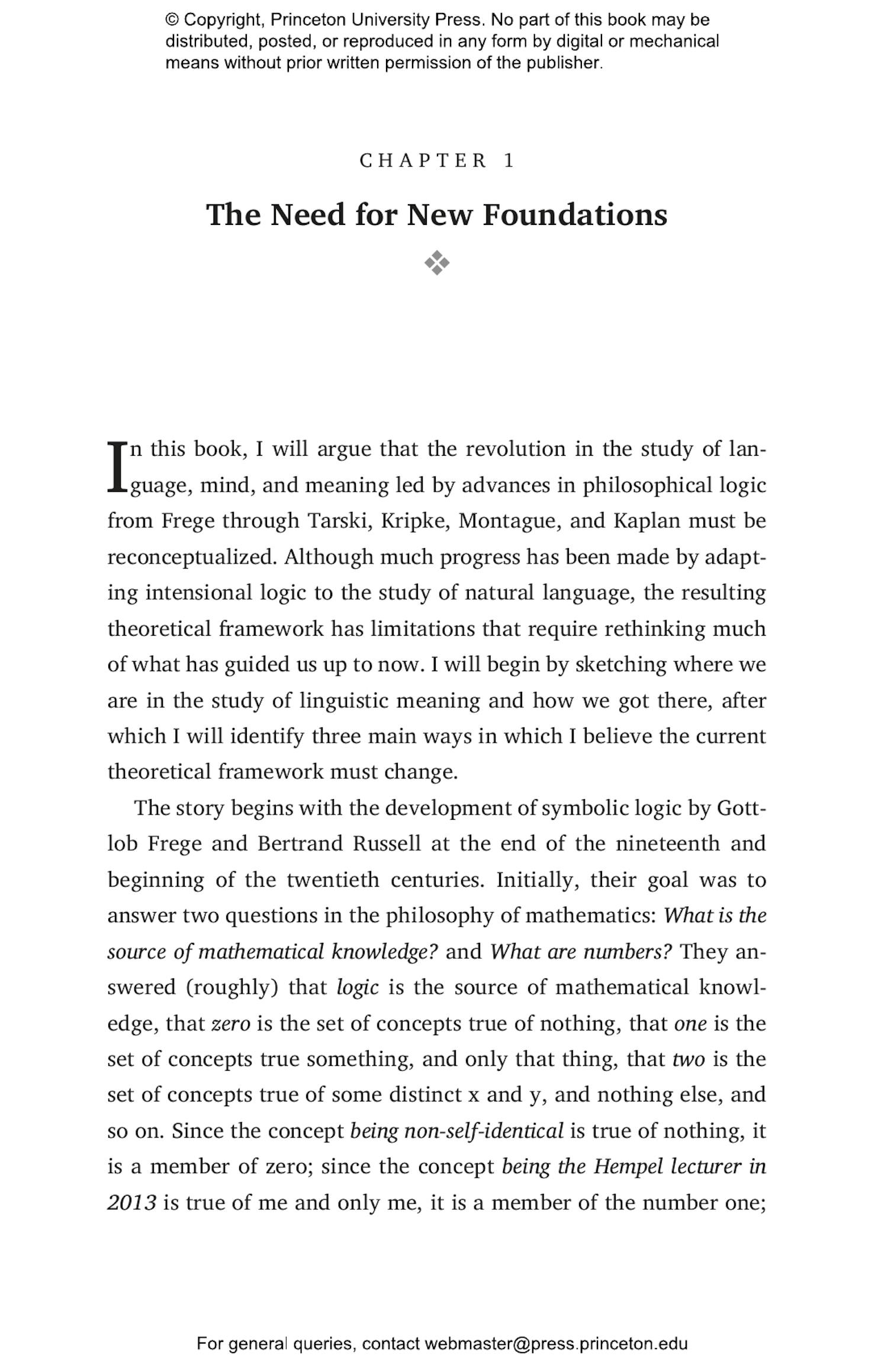 Rethinking Language, Mind, and Meaning | Princeton University Press