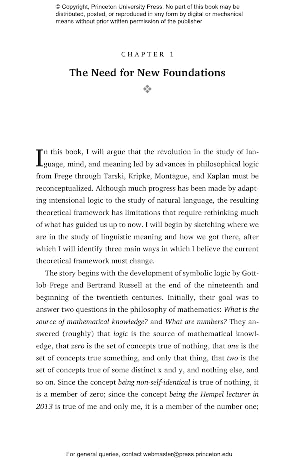 Rethinking Language, Mind, and Meaning | Princeton University Press