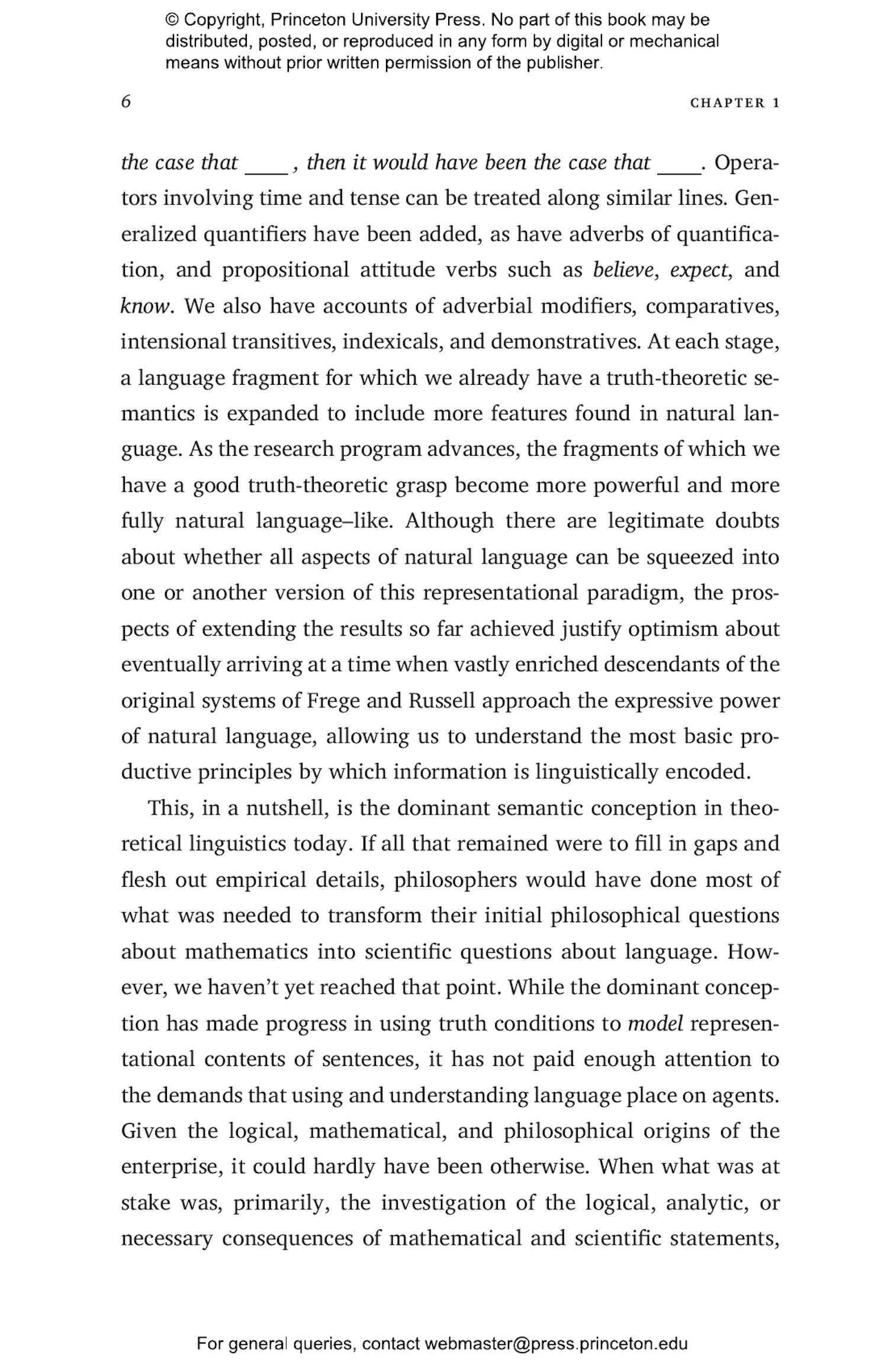 Rethinking Language, Mind, and Meaning | Princeton University Press