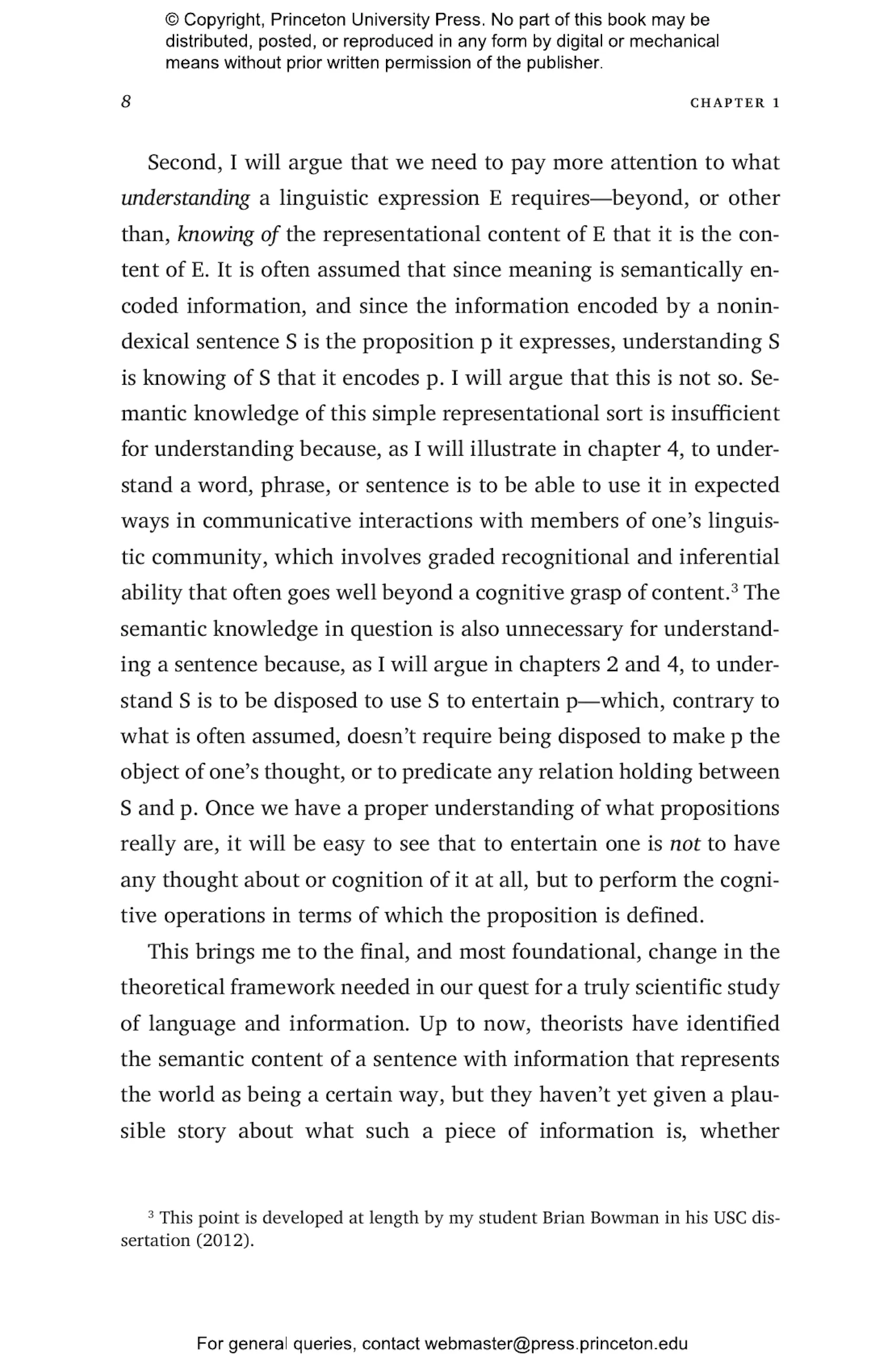Rethinking Language, Mind, and Meaning | Princeton University Press