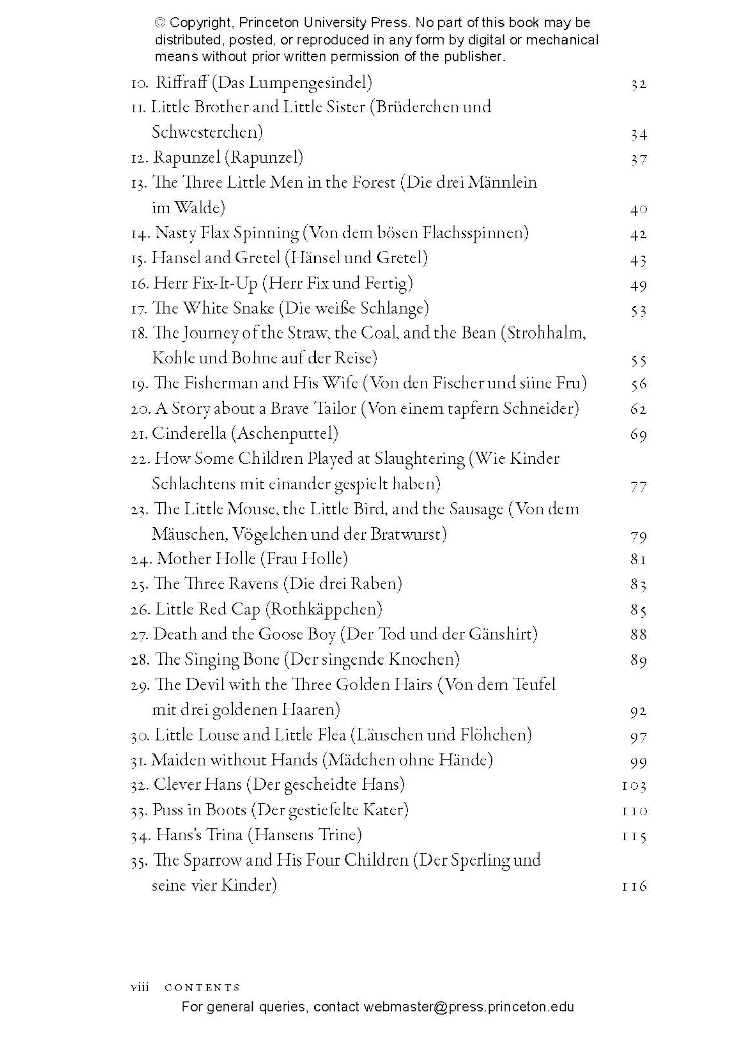The Original Folk and Fairy Tales of the Brothers Grimm | Princeton ...