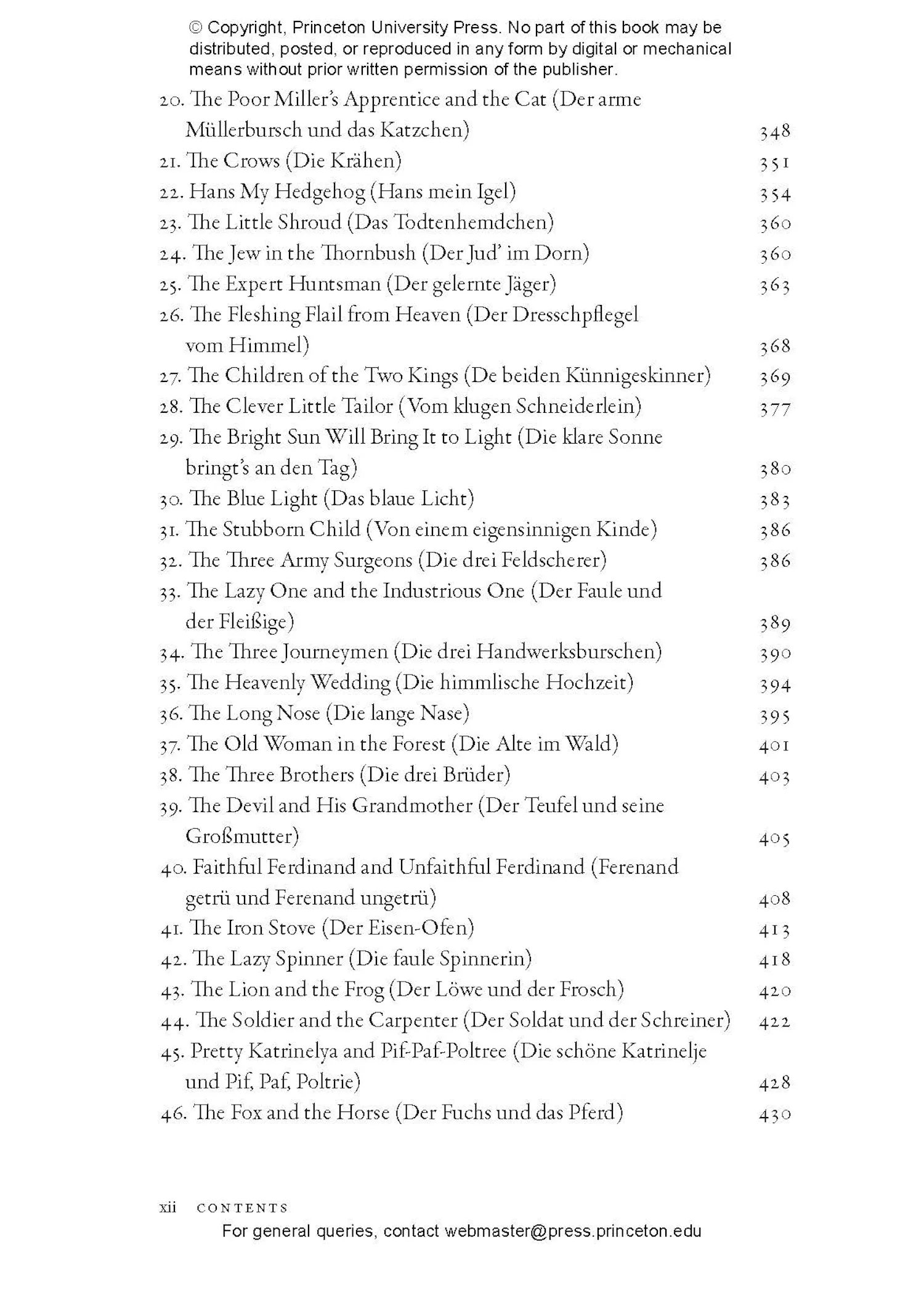 The Original Folk and Fairy Tales of the Brothers Grimm | Princeton ...
