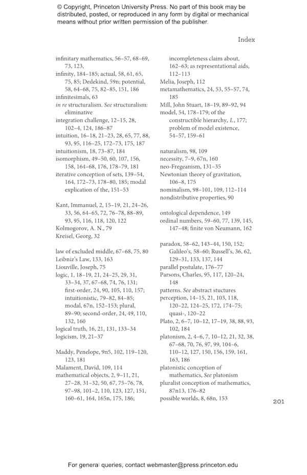 Philosophy of Mathematics | Princeton University Press