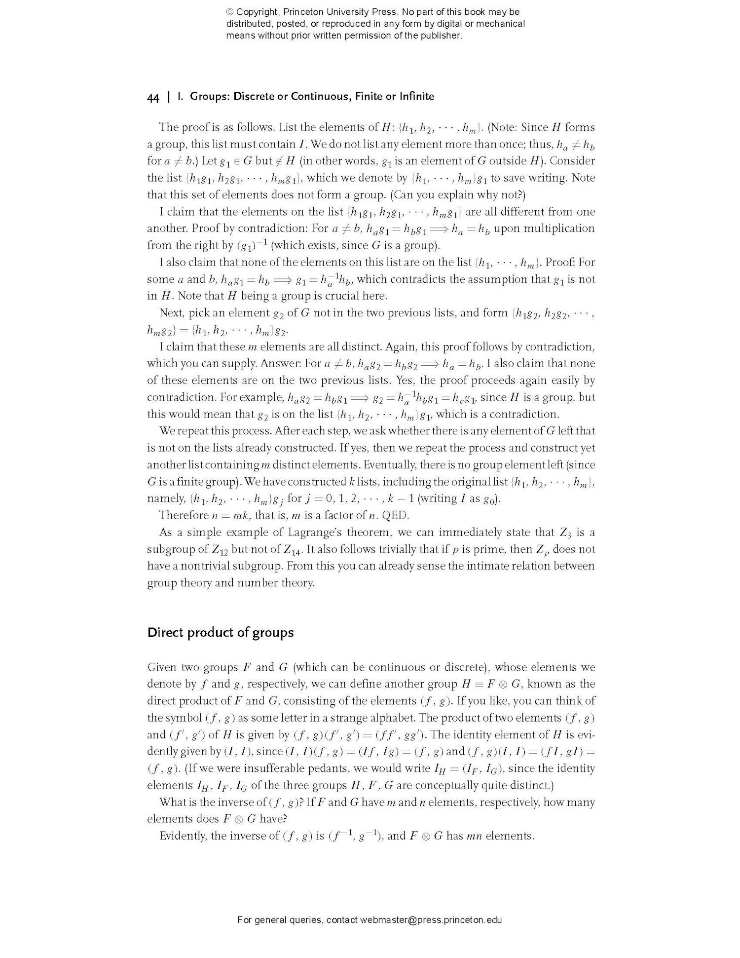 Group Theory in a Nutshell for Physicists | Princeton University Press