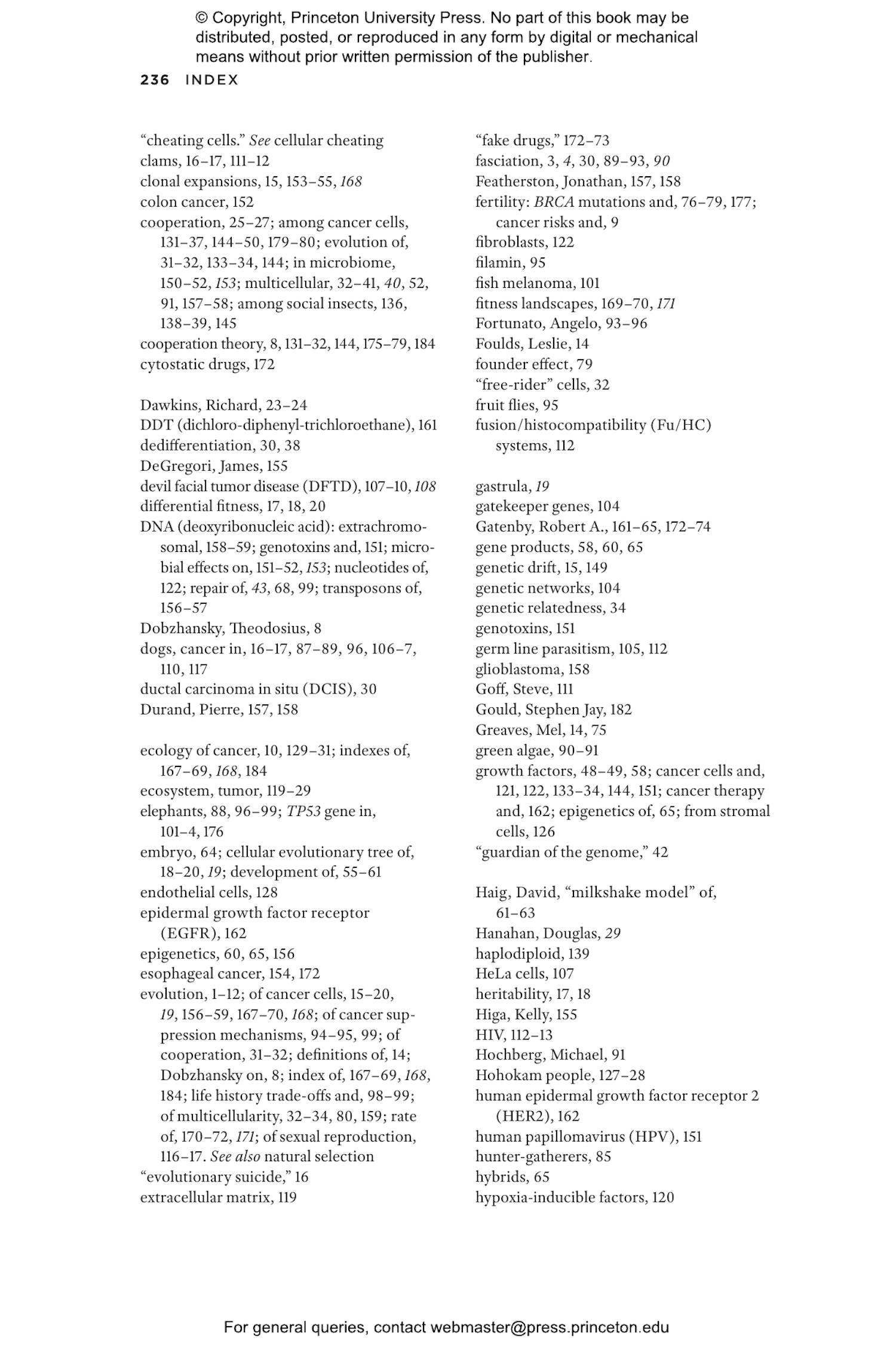 The Cheating Cell | Princeton University Press