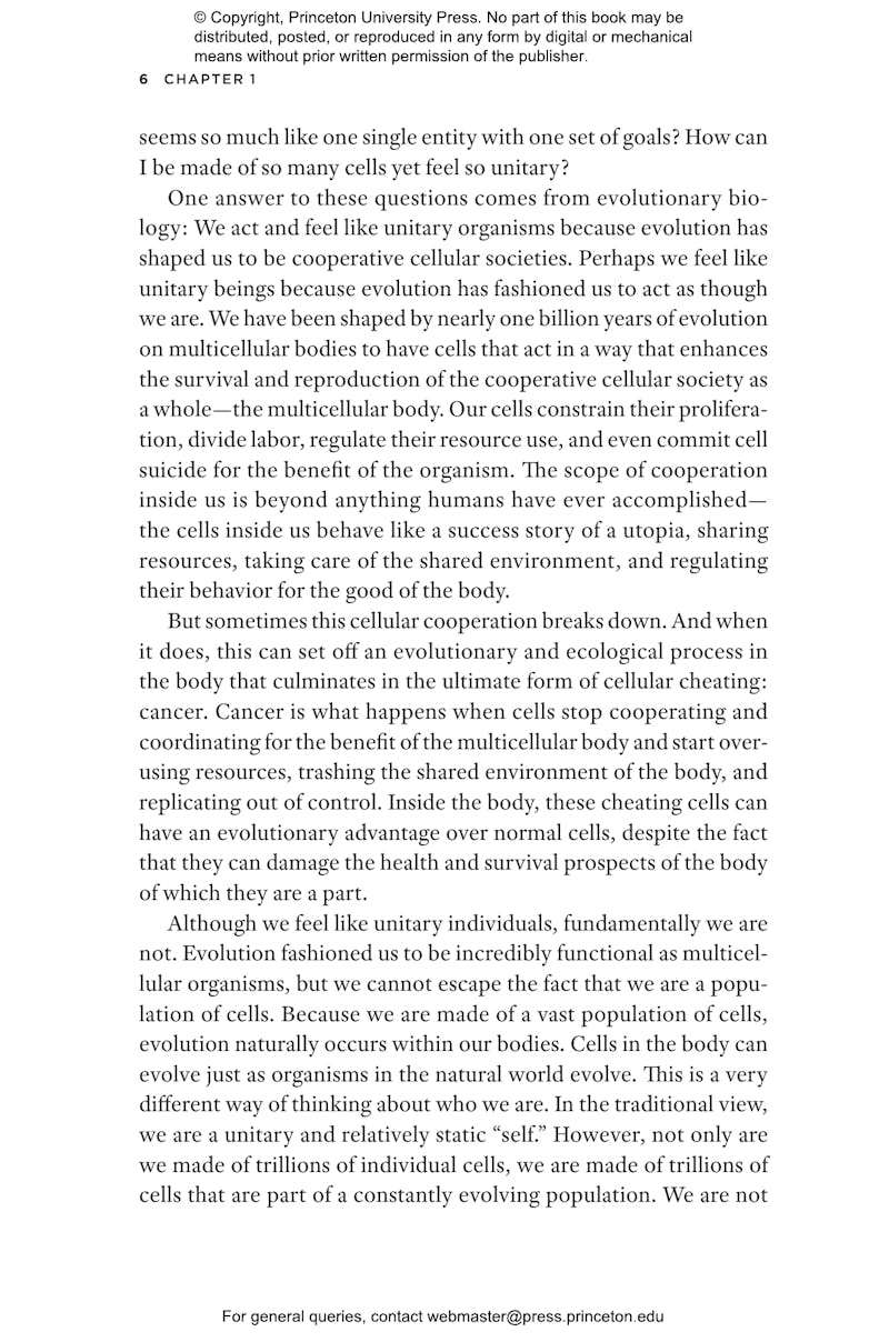 The Cheating Cell | Princeton University Press